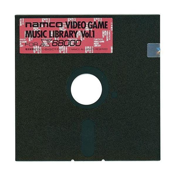 商品名：中古X68 5インチソフト namco VIDEO GAME MUSIC LIBRARY vol.1書籍の付録ディスク単品になります。X68000用ソフト