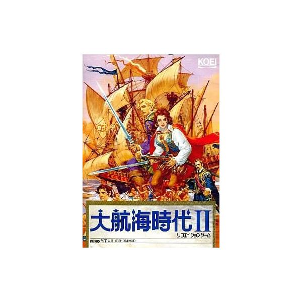 商品名：中古PC-9801 5インチソフト 大航海時代 II[5インチFD版]KN10401010■商品内容物・ゲームディスク(4枚)・マニュアル(2冊)・地図
