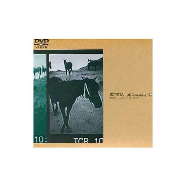 商品名：中古邦楽DVD SOPHIA / philosophy III TOUR’98 「ALIVE」”そして僕らは老けて行く・・・”TFBQ-18018used0130_dvd