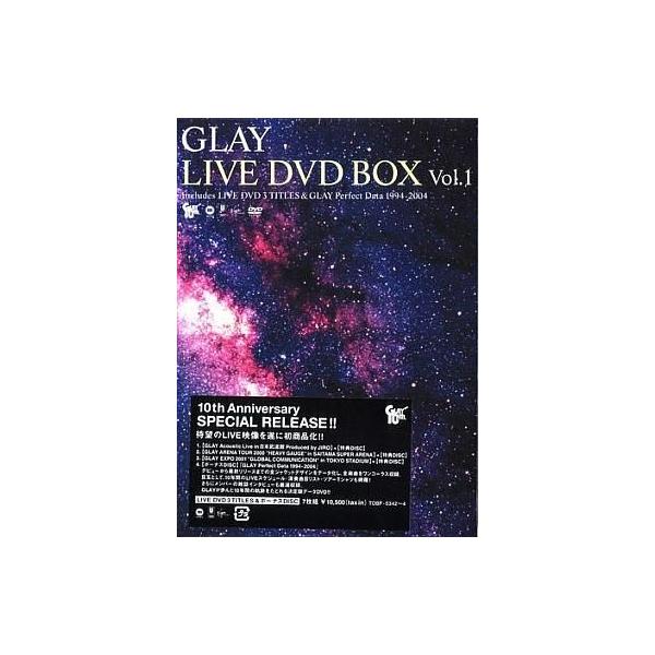 商品名：中古邦楽DVD GLAY / LIVE DVD-BOX Vol.1TOBF-5342DVD7枚組used0130_dvd