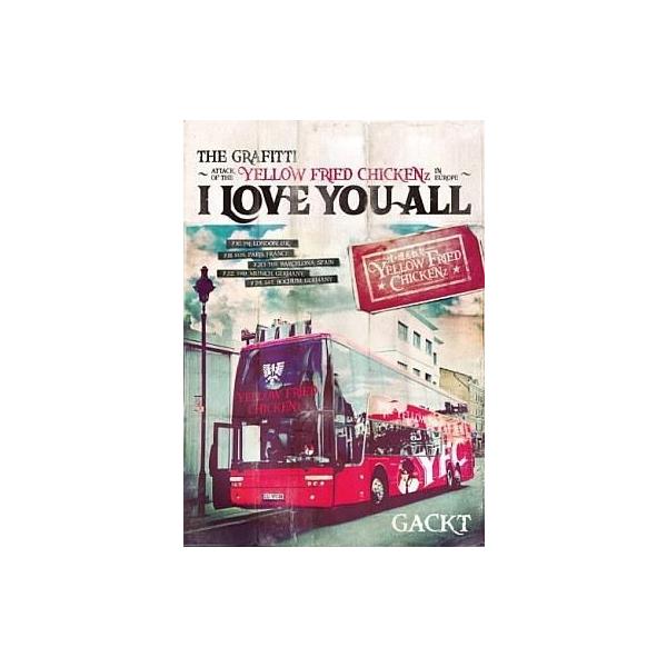 商品名：中古邦楽DVD Gackt / THE GRAFFITI〜ATTACK OF THE“YELLOW FRIED CHICKENz”IN EUROPE〜『I LOVE YOU ALL』YIBQ-10070used0130_dvd