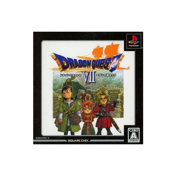 商品名：中古PSソフト ドラゴンクエストVII エデンの戦士たち [アルティメット ヒッツ]SLPM-87378used0130_game