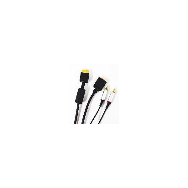 商品名：中古PS2ハード PlayStation2専用D端子ケーブル(音声出力端子付)プレイステーション2(Playstation2)用ソフトused0130_game