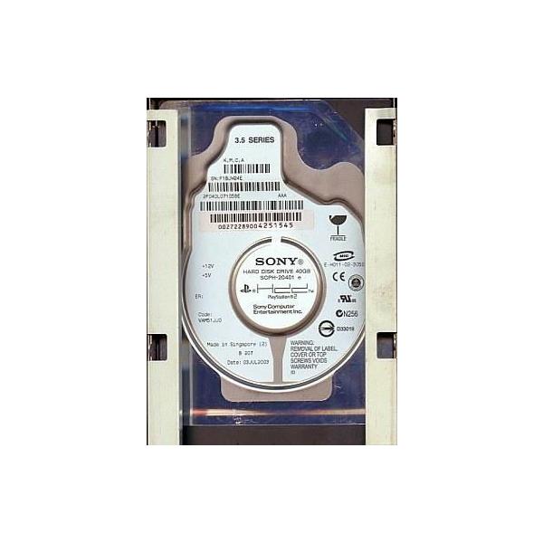 商品名：中古PS2ハード PlayStation2専用 ハードディスクドライブ(内蔵型 40GB/SCPH-20401)SCPH-20401プレイステーション2(Playstation2)用ハードused0130_game中古注意事項：※中...