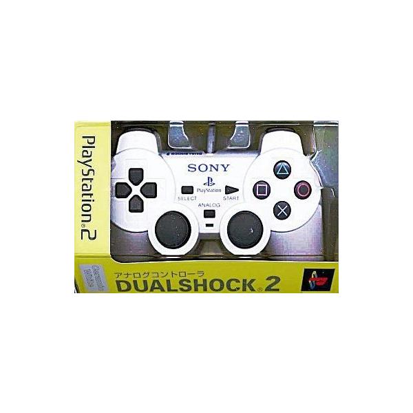 商品名：中古PS2ハード アナログコントローラ (DUALSHOCK 2) セラミック・ホワイトSCPH-10010CW※周辺機器の為、中古商品の場合本体のみの状態でのお届けになる場合が御座います。予めご了承下さい。used0130_game