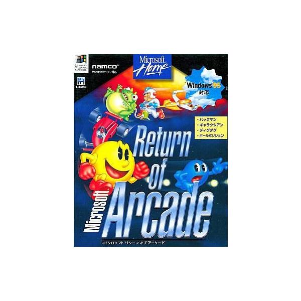 商品名：中古Windows95 3.5インチFDソフト MicroSoftリターンオブアーケード■商品内容物・ゲームディスク(4枚)・「お使いになる前に」Windows(ウインドウズ)用ソフト