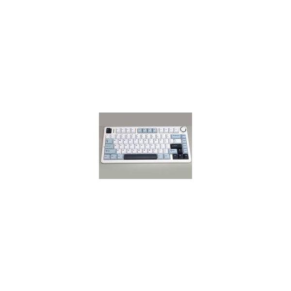 商品名：中古PCハード EPOMAKER×Aula 有線/ワイヤレス メカニカルキーボード(Light Blue)[F75]F75インターフェイス：Bluetooth/2.4GHz/USBキーレイアウト：英語配列キースイッチ：LEOBOG ...
