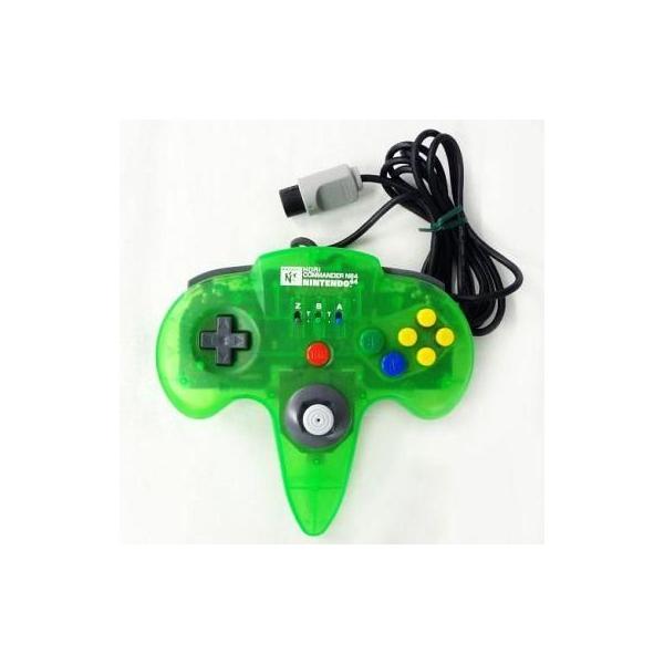 商品名：中古ニンテンドウ64ハード ホリコマンダーN64(クリアグリーン)HN6-06used0130_game