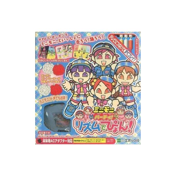 商品名：中古体感ゲーム ミニモニ。パーティ! リズムでぴょん!体感ゲームシリーズこの商品で遊ぶためには、単3乾電池4本(別売)または、専用ACアダプター(別売)が必要となります。used0130_game