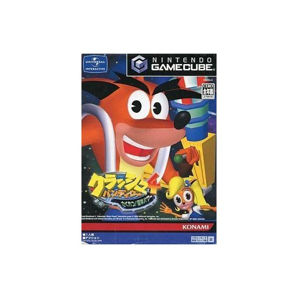 商品名：中古NGCソフト クラッシュ・バンディクー4〜さくれつ!魔神パワー〜DOL-P-GCBJused0130_game