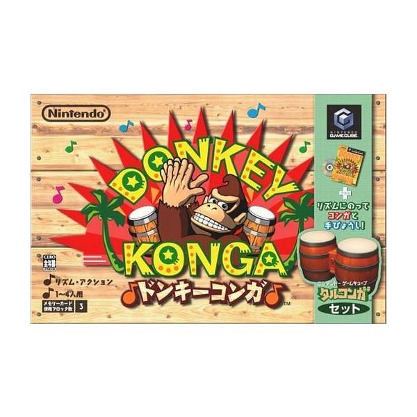 商品名：中古NGCソフト ドンキーコンガ タルコンガ同梱DOL-R-GKGJused0130_game