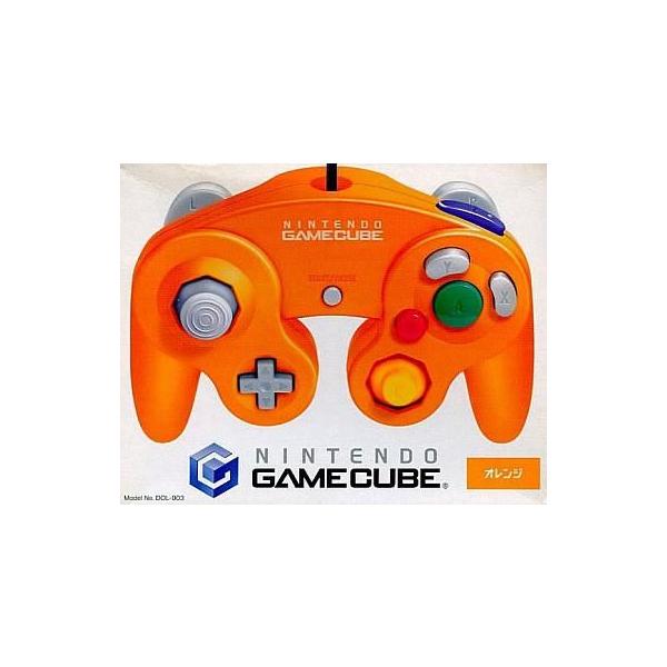 商品名：中古NGCハード コントローラ(オレンジ) ゲームキューブ専用※周辺機器のの為、中古商品の場合本体のみの状態でのお届けになる場合が御座います。予めご了承下さい。used0130_game