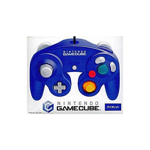 商品名：中古NGCハード コントローラ(バイオレット)ゲームキューブ専用※周辺機器のの為、中古商品の場合本体のみの状態でのお届けになる場合が御座います。予めご了承下さい。used0130_game