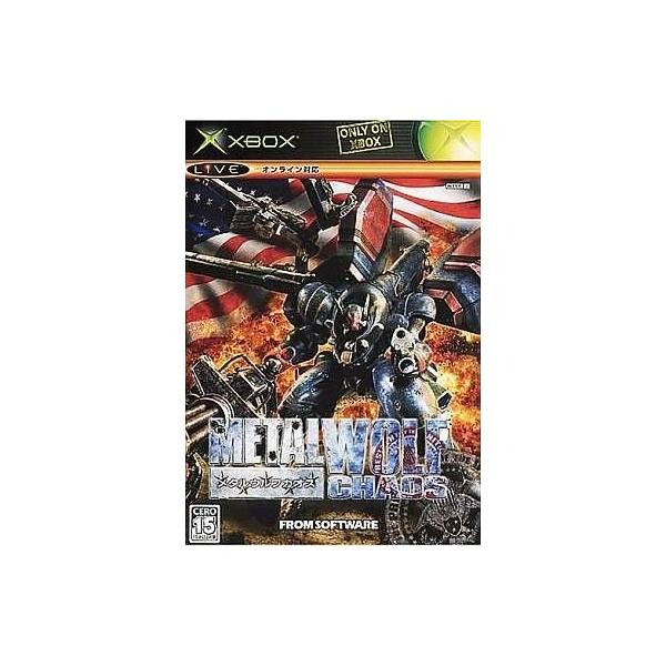商品名：中古XBソフト メタルウルフカオスV3J-00001アメリカに正義と自由を取り戻すため、大統領自らがパワードスーツを身にまとい、反乱軍を破壊・制圧するアクションゲーム!!マシンガン、ミサイルランチャー、ライフル、バズーカなどの重火器...