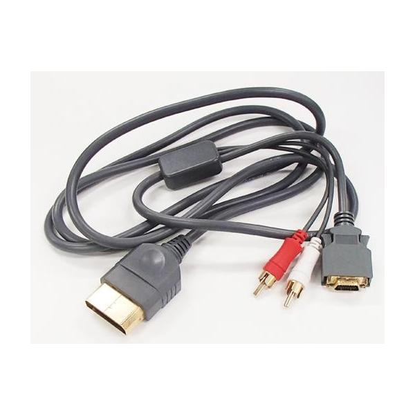 商品名：中古XBハード X-BOX用 D端子接続ケーブル 1.8m (箱説無し/メーカー不詳品)※この商品は箱説無し、メーカー不詳のX-BOX(初代)用D端子接続ケーブルになります。色・形は指定できませんので、予めご了承の上、ご購入下さい。...