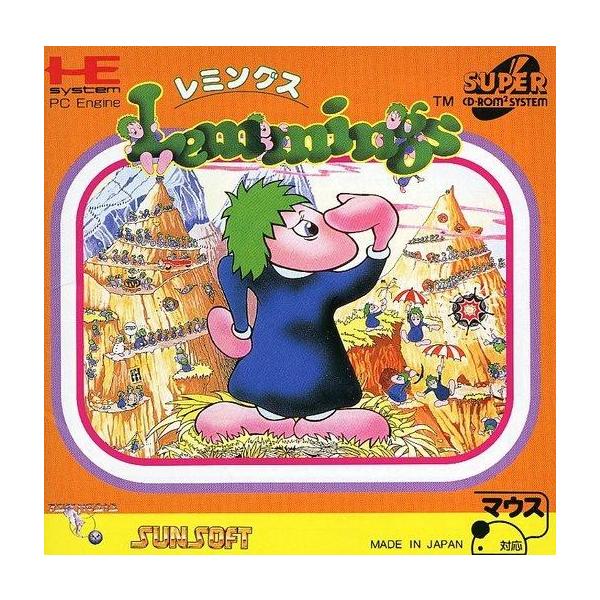 商品名：中古PCエンジンスーパーCDソフト レミングスSSCD-2003used0130_game