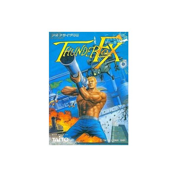 商品名：中古メガドライブソフト サンダーフォックスT-11113アーケードで人気を博した横スクロールアクション!テロリストの基地を目指す2人の男、「サンダー」と「フォックス」。銃器攻撃重視のサンダーか、格闘重視のフォックスの特性の違う2人の...