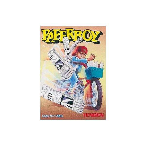 商品名：中古メガドライブ ソフト ペーパーボーイT-48043さぁ今日からあなたはペーパーボーイです。月曜から日曜までの1週間、自転車に乗って日刊紙「デイリー・サン」を購読者の家へ配達しましょう。途中には、街の奇妙な住人たちが次々現われ配達...