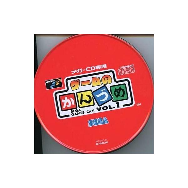 商品名：中古メガドライブCDソフト(メガCD) ゲームのかんづめ Vol.1G-6032used0130_game