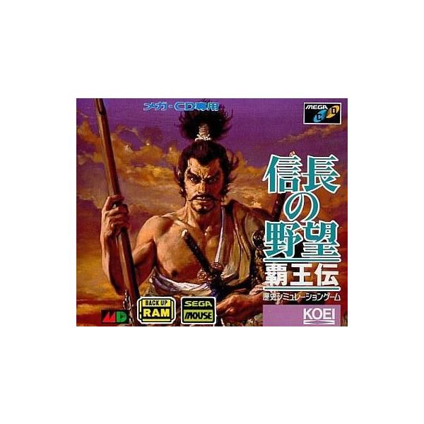 商品名：中古メガドライブCDソフト(メガCD) 信長の野望 覇王伝 〜MEGA CD版T-76024used0130_game