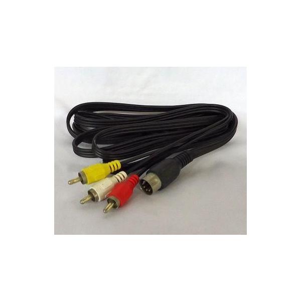 商品名：中古メガドライブ ハード メガドライブ1(ステレオ)用 DIN-5ケーブル 2.5m(箱説無し/メーカー不詳品)※この商品は箱説無し、メガドライブ1(ステレオ)用 DIN-5ケーブル(2.5m)になります。PCエンジン(初代を除く)...