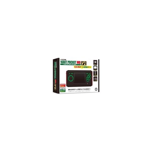 商品名：新品メガドライブ ハード 16ビットポケットMD V2【MD用互換機】CC-16PM2-BK