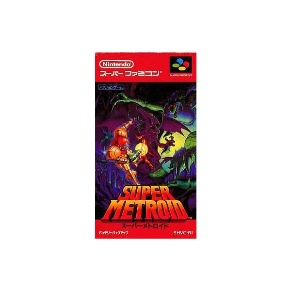 商品名：中古スーパーファミコンソフト スーパーメトロイドSHVC-RI指令は、危険生命体メトロイドを宇宙海賊から奪回すること。あなたは主人公サムスを操り、要塞惑星ゼーベスのとてつもない地下迷路の扉をたたくこととなる。次々と襲いかかる壮絶な攻...