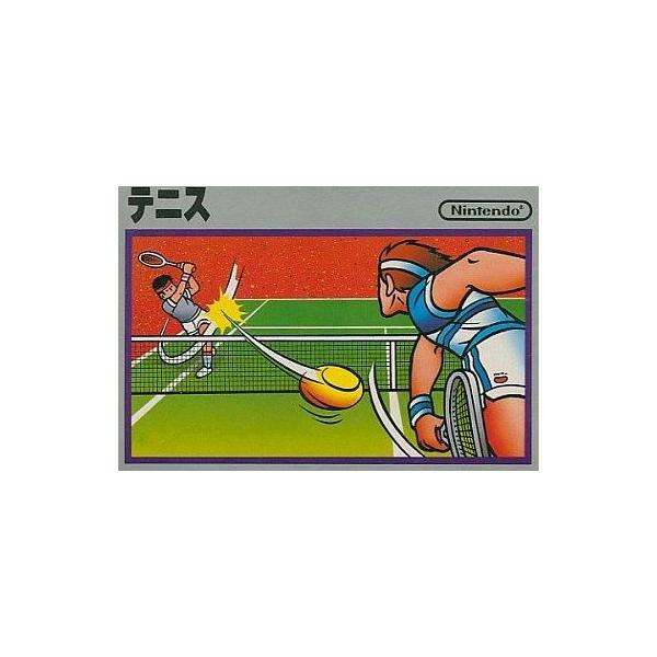商品名：中古ファミコンソフト テニスHVC-TE※こちらの商品は発売時期により異なる色の外箱の流通が確認されております。　外箱の配色、デザインが写真と異なる商品が届く場合がございます。　上記点を予めご了承の上、お買い求め下さい。※初期版と再...