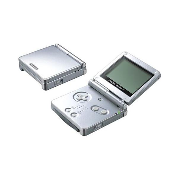 商品名：中古GBAハード ゲームボーイアドバンスSP本体 プラチナシルバーAGS-S-ZVAused0130_game