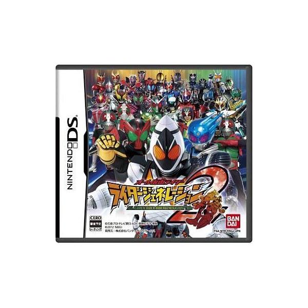 商品名：中古ニンテンドーDSソフト オール仮面ライダー ライダージェネレーション2NTR-TRGJ-JPN100を超える魂がぶつかりあう史上最大のライダー大戦がこの夏勃発！登場キャラクターは、ライダーゲーム史上最多の100体以上！それぞれの...