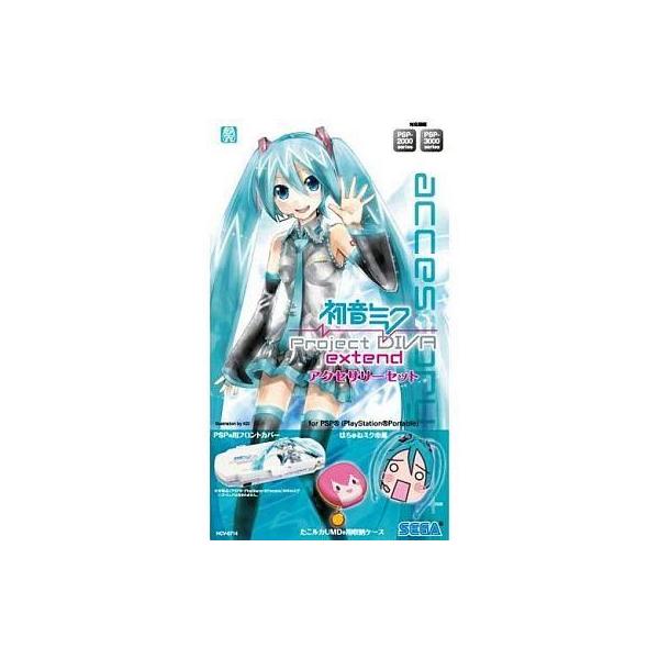 商品名：中古PSPハード 初音ミク 〜Project DIVA〜 extend アクセサリーセットHCV-0714used0130_game