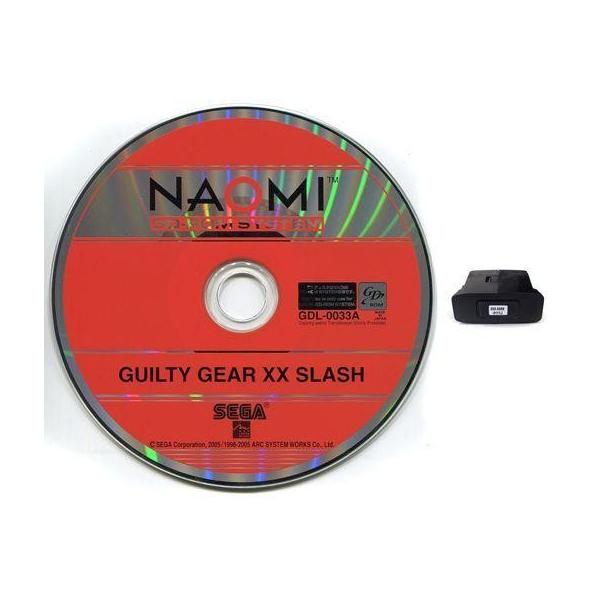 商品名：中古アーケード NAOMI GD-ROM用基板 ギルティギア XX SLASH [基板のみ]こちらの商品は業務用アーケード基板(GD-ROM・ドングルのみ)になります。別途、専用筐体又はコントロールBOX＆ハーネスが必要になります。...