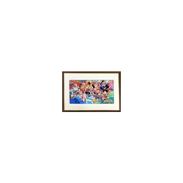 商品名：中古原画イラストボード 尾田栄一郎 複製原画 ONE PIECE 『-It’s astounding how fast the time fleets.-Ver.』 〔額装付き〕■商品詳細複製原画1枚/額装付き/サイズ：縦 約430...
