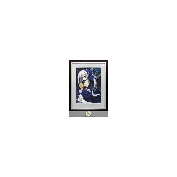 商品名：中古原画イラストボード ≪イラスト画集≫ ちこたむ ジークレー版画「twinkling room」(直筆サイン/シリアルナンバー入り)1枚仕様/直筆サイン/シリアルナンバー入り内容物・複製原画・紐サイズ：縦：425mm×横：338mm