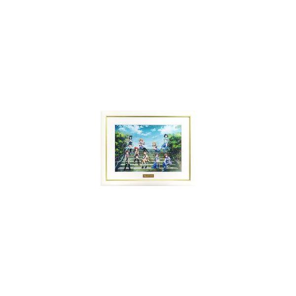 商品名：中古原画イラストボード 付属品付)シリアルナンバー入)THE IDOLM＠STER SHINY COLORS 4thLIVE 空は澄み、今を越えて。公式キャラファイングラフ B1枚仕様/紐、額付きサイズ横：425mm×縦：340mm...