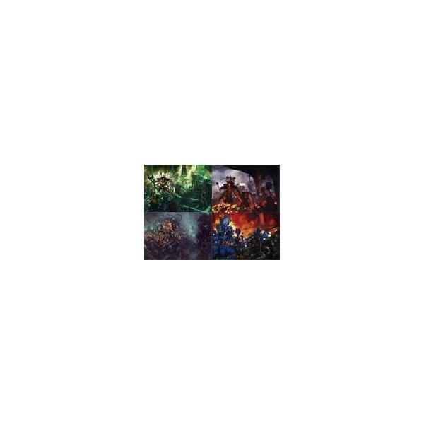 商品名：中古原画イラストボード WARHAMMER IMPERIUM 複製原画4枚セット4枚セット仕様