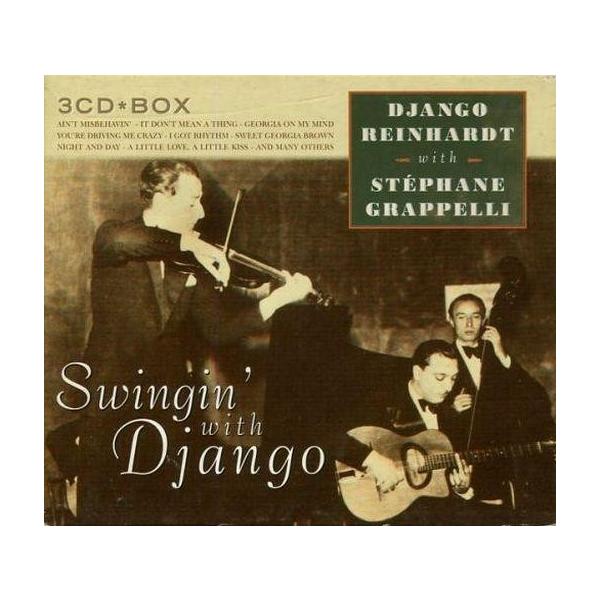 商品名：中古輸入ジャズCD DJANGO REINHARDT with STEPHANE GRAPPELLI / Swingin’ with Django[輸入盤]GSS5312紙ケース付き、3枚組になります。used0130_cd