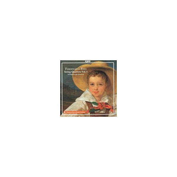 商品名：中古輸入クラシックCD Schuppanzigh-Quartett / Ferdinand Ries：String Quartets Vol. 3[輸入盤]777305-2used0130_cd