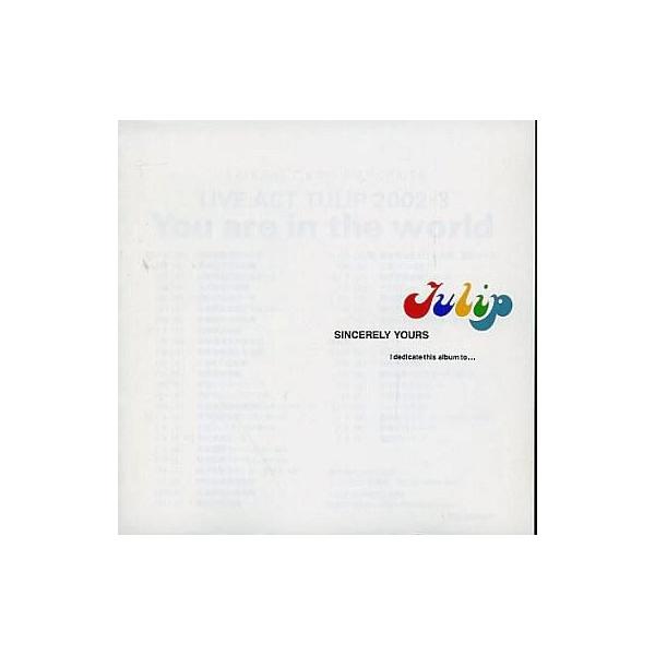商品名：中古邦楽CD TULIP / SINCERELY YOURS〜TULIPオリジナルベストVICL-60916[1]〈表ベスト〉(1)魔法の黄色い靴(2)一人の部屋(3)心の旅(4)銀の指環(5)青春の影(6)ぼくがつくった愛のうた(...