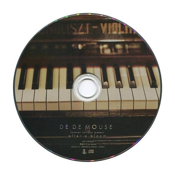 商品名：中古邦楽CD DE DE MOUSE / after a bloomNOT-0011Eこちらの商品は、アルバム「DE DE MOUSE / FAREWELL HOLIDAY!」のタワーレコード、ヴィレッジヴァンガード以外の店舗での購...