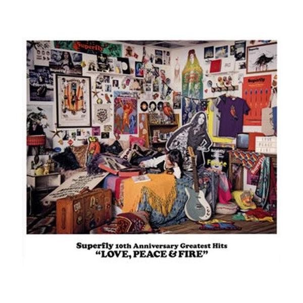 商品名：中古邦楽CD Superfly / Superfly 10th Anniversary Greatest Hits 「LOVE. PEACE ＆ FIRE」[通常盤]WPCL-12621[商品仕様]・CD3枚組み・スリーブ付き・歌詞...