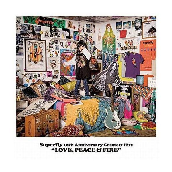 商品名：中古邦楽CD Superfly / Superfly 10th Anniversary Greatest Hits 「LOVE、PEACE ＆ FIRE」[初回限定盤]WPCL-12617[1]〈Disc LOVE〉(1)愛をこめて...