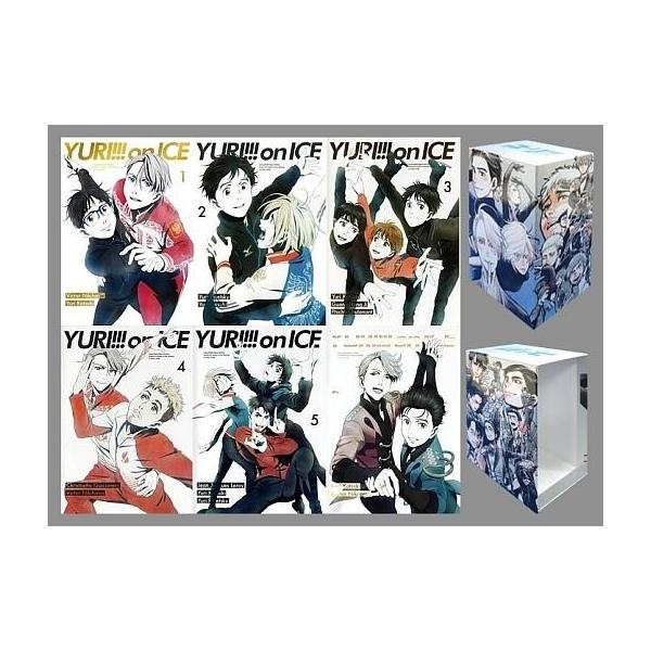 商品名：中古アニメBlu-ray Disc ユーリ!!! on ICE 初回版 全6巻セット(アニメイト全巻収納BOX付き)EYXAこちらの商品はアニメイト全巻購入特典の久保ミツロウ先生描き下ろしイラスト使用全巻収納BOX付きです。予めご了...
