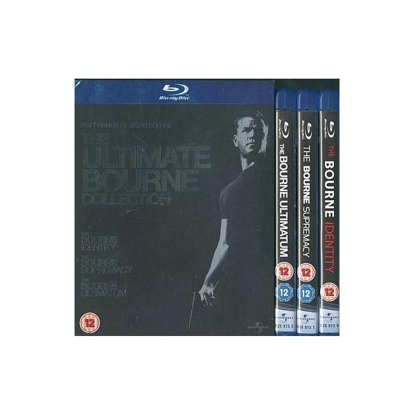 商品名：中古輸入洋画Blu-rayDisc THE ULTIMATE BOURNE COLLECTION [輸入盤]8271021リージョン：不明/映像方式：不明/3枚組■特典・三方背ケース■収録内容・THE BOURNE IDENTITY...