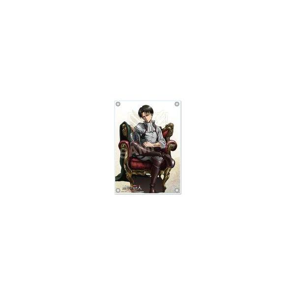 商品名：中古アクリルスタンド・アクリルパネル 04.リヴァイ vol.2 アクリルボード 「進撃の巨人」商品解説■アクリルがキャラと背景の2枚に分かれています。キャラと背景を併せて飾るもよし、キャラだけを飾るもよし、背景を自分で用意してキャ...
