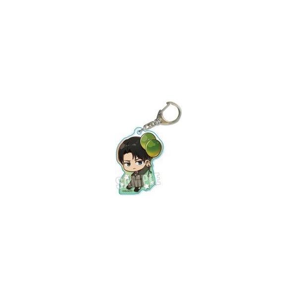 商品名：中古雑貨 リヴァイB バルーンver. ぷかっしゅアクリルキーホルダー 「進撃の巨人」商品解説■「進撃の巨人」より、アクリルキーホルダーが登場です。【商品詳細】サイズ：約W48×H56mm前後(柄によって異なります)素材：アクリル(...