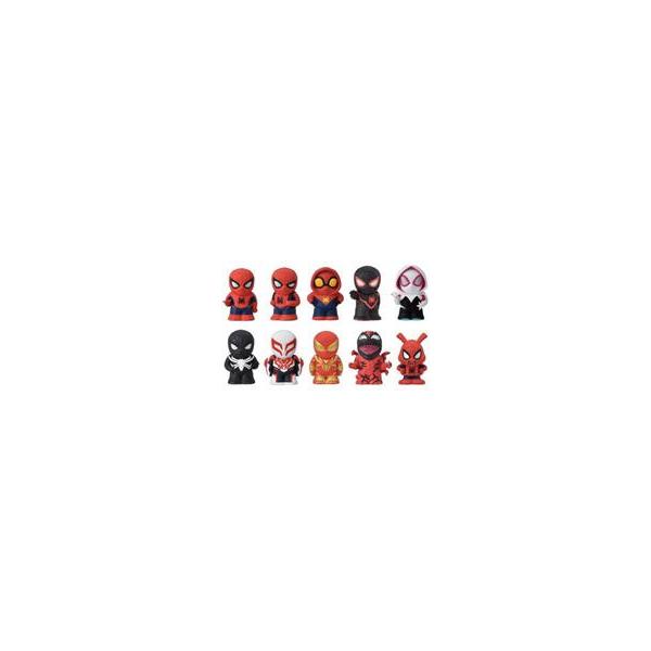 商品名：中古雑貨 全10種セット 「スパイダーマン ソフビパペットマスコット」商品解説■こちらの商品は、「スパイダーマン ソフビパペットマスコット」の全10種セットです。スパイダーマンの人気キャラクターが、ソフビパペットマスコット(指人形)...