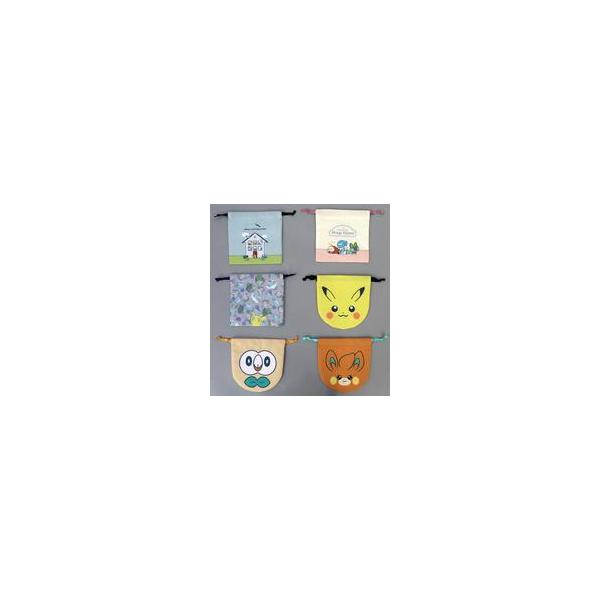 商品名：中古バッグ 全6種セット 巾着コレクション 「2024 Pokemon Collection くじ 〜Welcome to the Pokemon House〜」 F賞商品解説■「2024 ポケモン Collection くじ 〜W...
