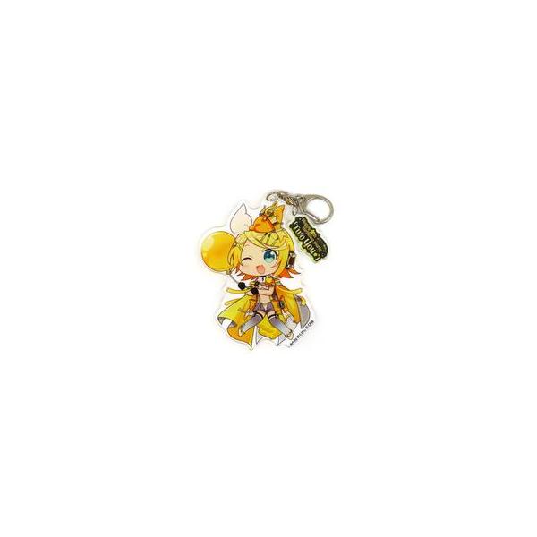 商品名：中古キーホルダー 鏡音リン(Art by のくはし Happy 14th Birthday衣装ver.) ロゴチャーム付きアクリルキーホルダー 「鏡音リン・レン Happy 14th Birthday Party『Two You』」...