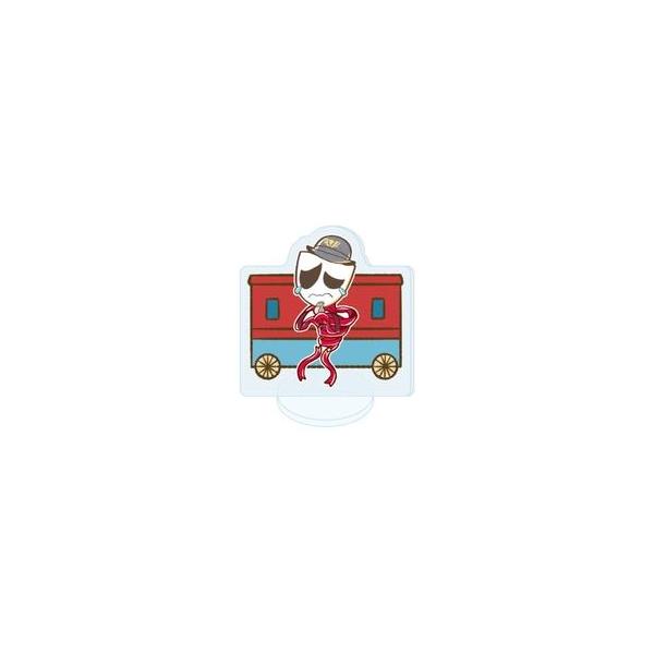 商品名：中古アクリルスタンド・アクリルパネル ガングル 「アメイジング・デジタル・サーカス アクリルぷちスタンド 01.駅員ver. (レトロアートイラスト)」商品解説■ダイカットで加工されたアクリル製のスタンド型アイテムです。裏面は無地の...
